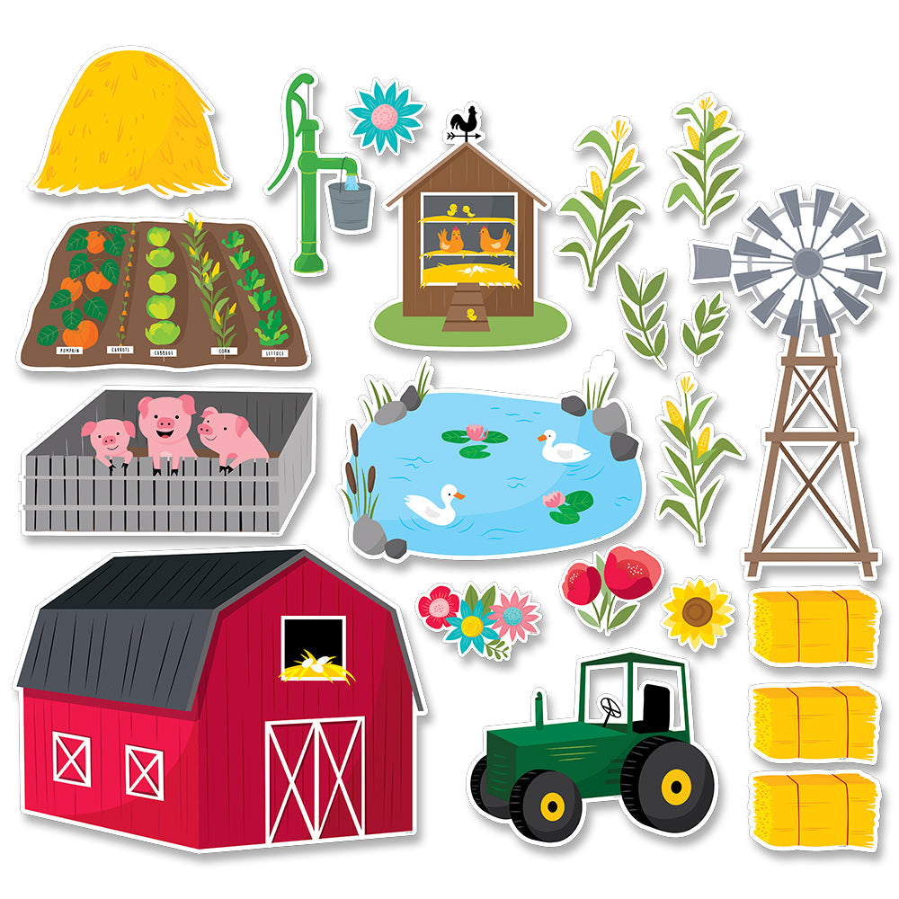 Farm Fun Bulletin Board Set – Beyond The Classroom Shop