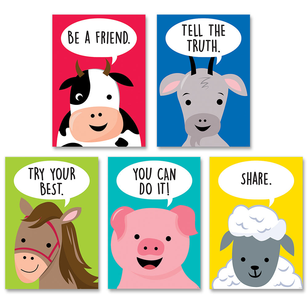 Farm Friends Inspire U 5-Poster Convenience Pack – Beyond The Classroom ...