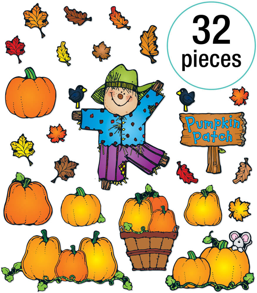 Pumpkin Patch Bulletin Board Set – Beyond The Classroom Shop