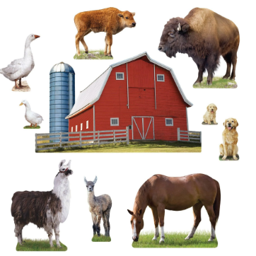 Animals on the Farm Bulletin Board – Beyond The Classroom Shop