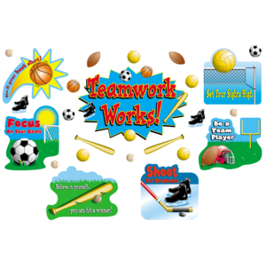 Sports/Teamwork Bulletin Board Display Set – Beyond The Classroom Shop
