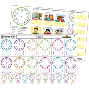 Telling Time Learning Mat + Play Clock – Beyond The Classroom Shop