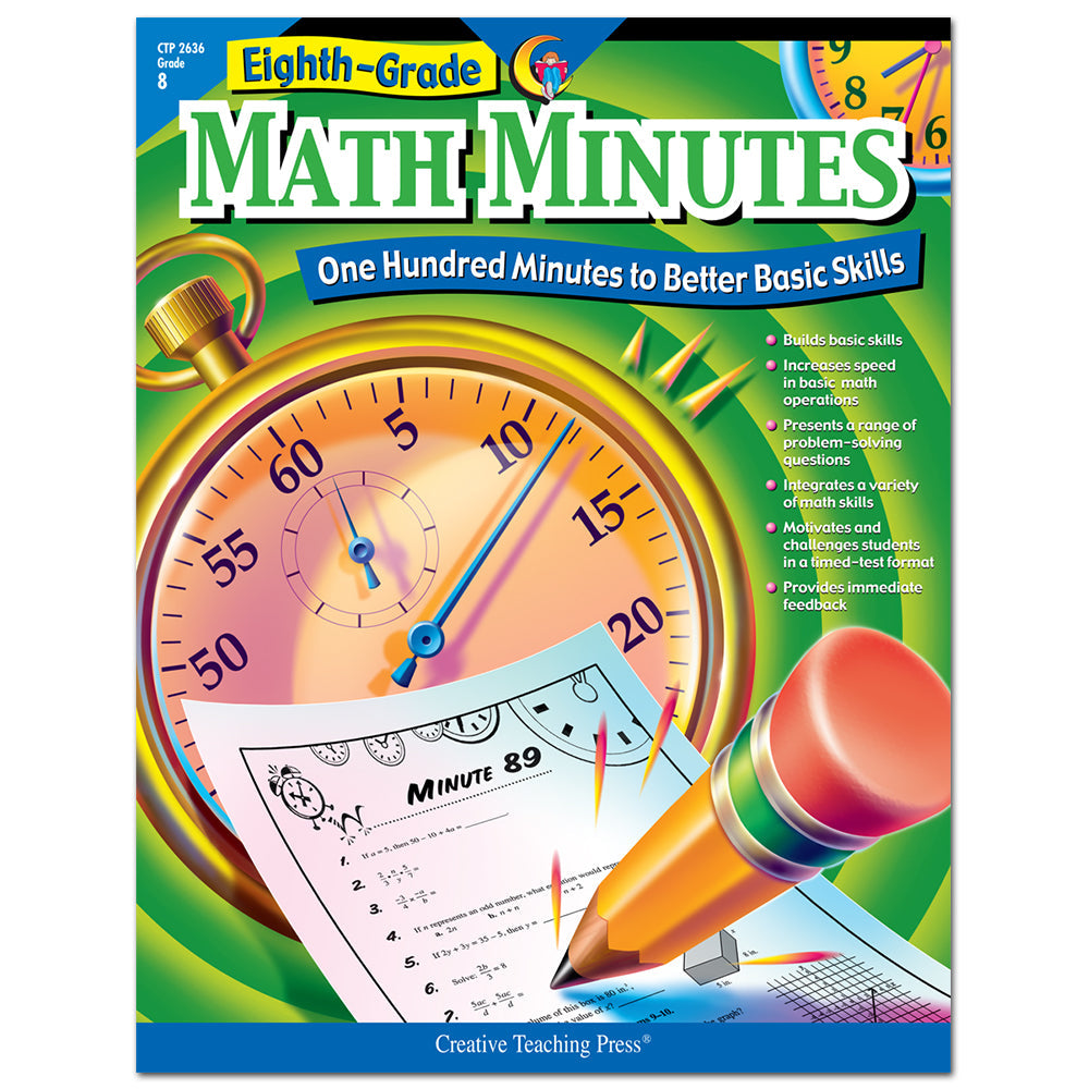 Math Minutes, 8th Grade – Beyond The Classroom Shop