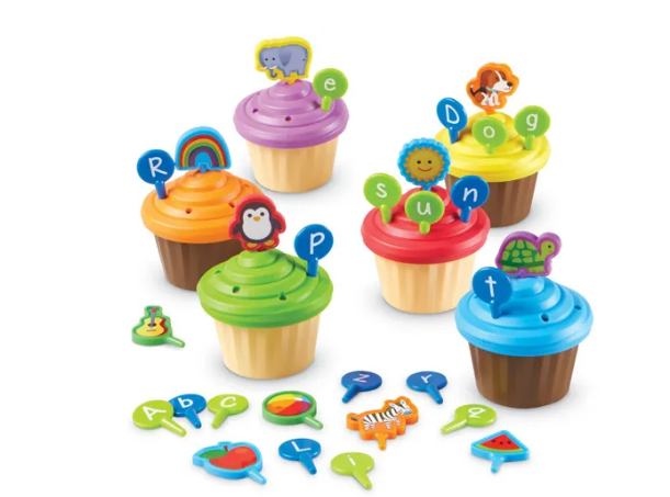 ABC Party Cupcake Toppers – Beyond The Classroom Shop